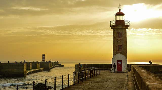 Foz do Douro - A zona de Porto junto ao Oceano Atlântico